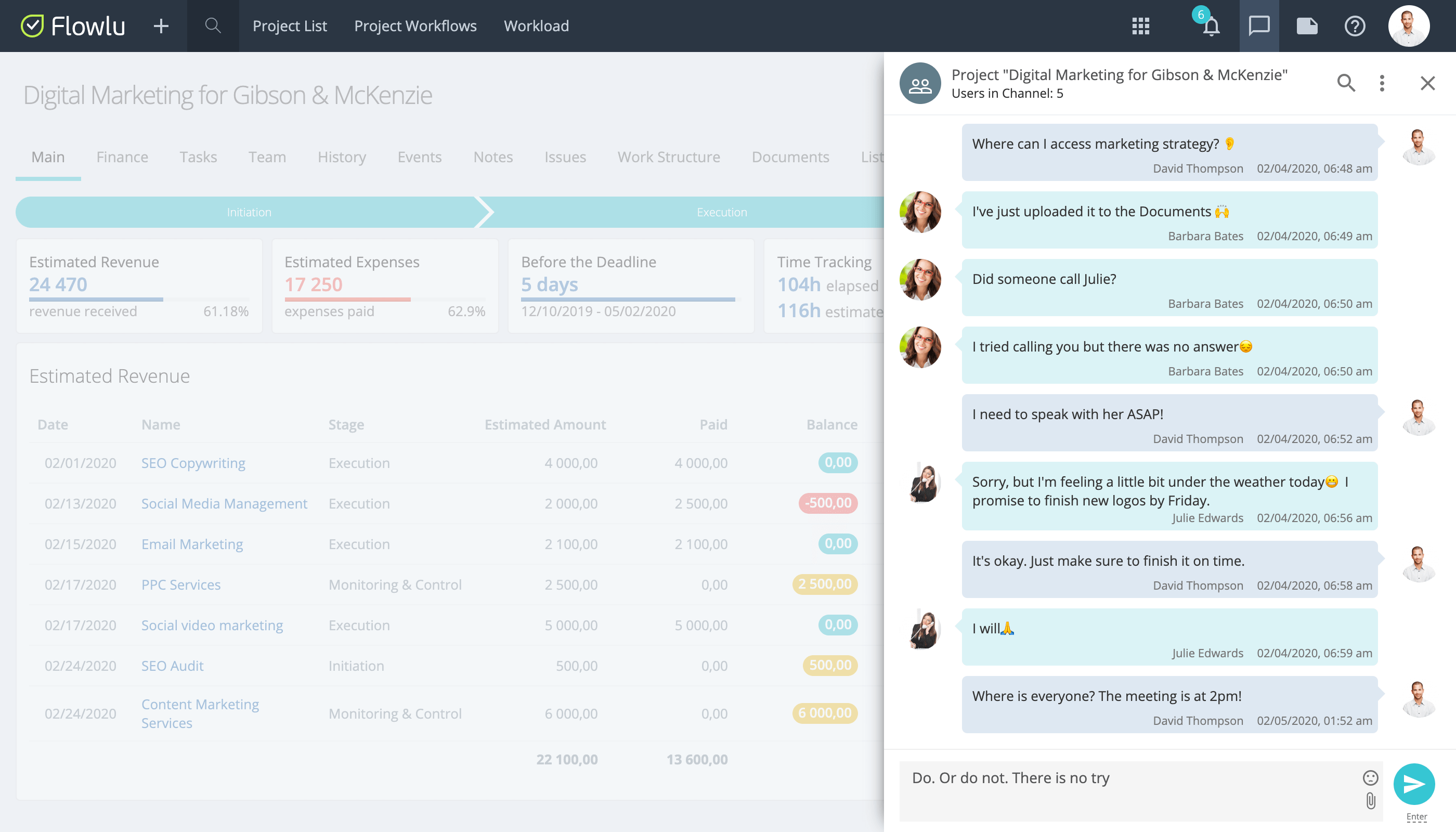 Online Collaboration Software for Teams | Flowlu. Try for Free