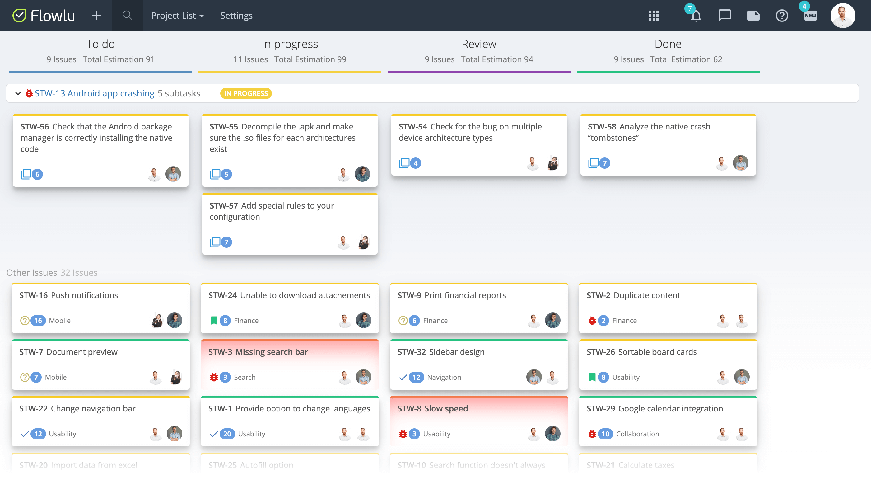 Agile Project Management & Issue Tracking Software | Flowlu