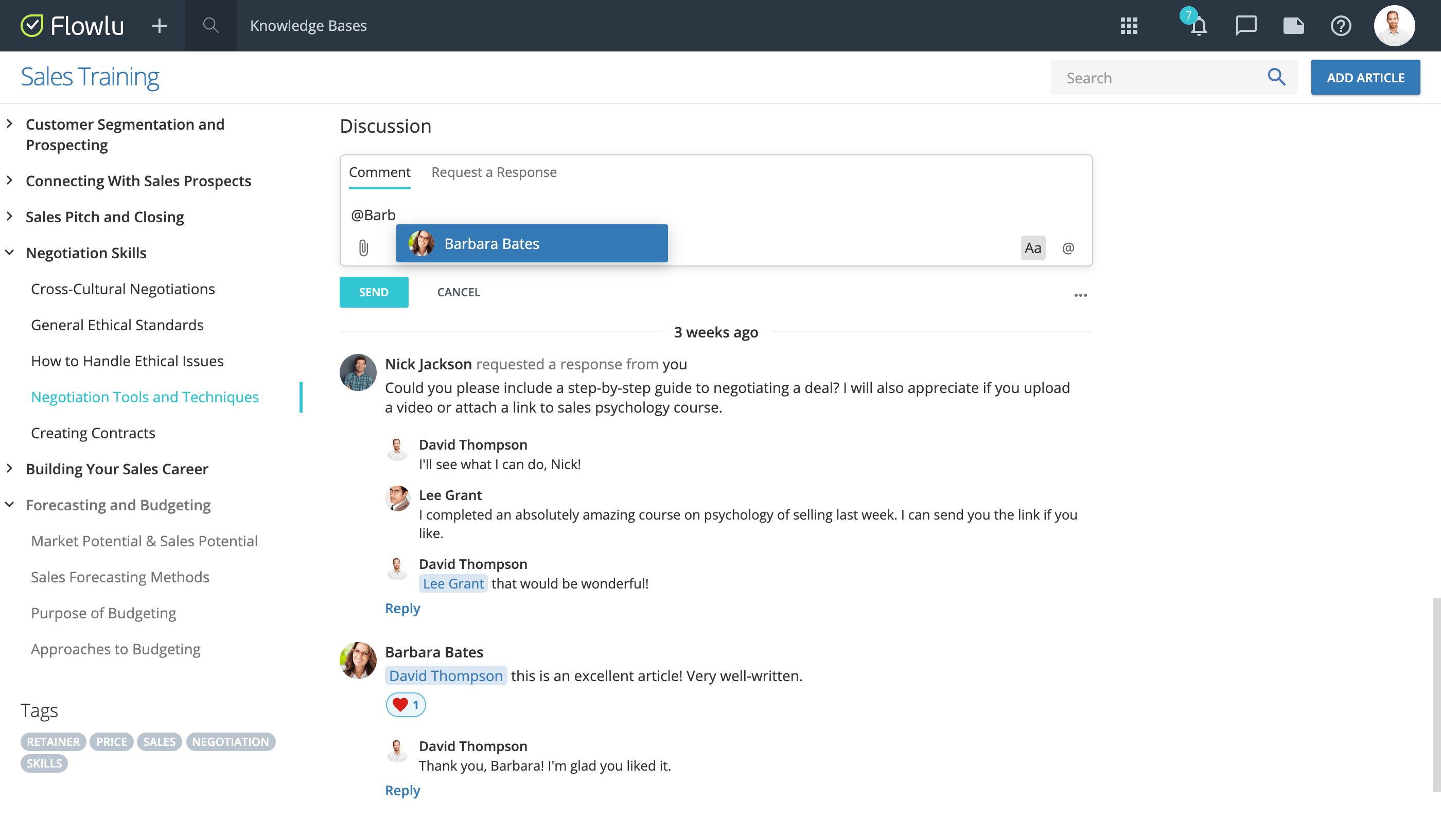 Flowlu: Company Knowledge Base Software