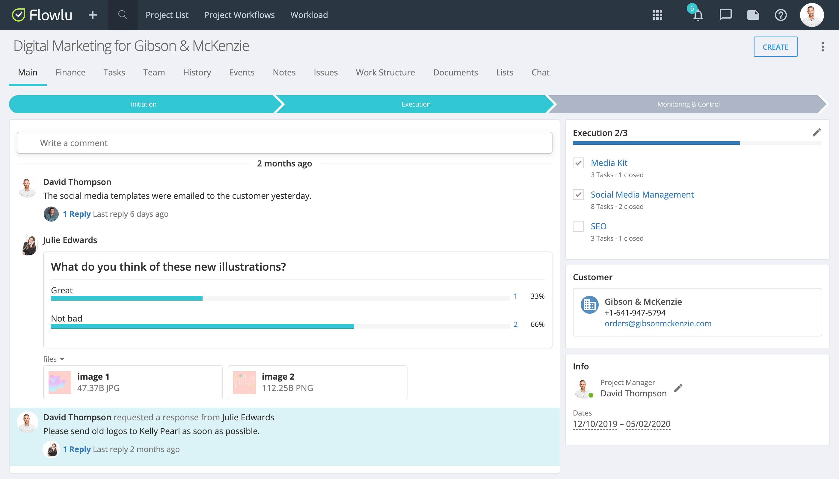 Flowlu: Project Management Software With Client Portal