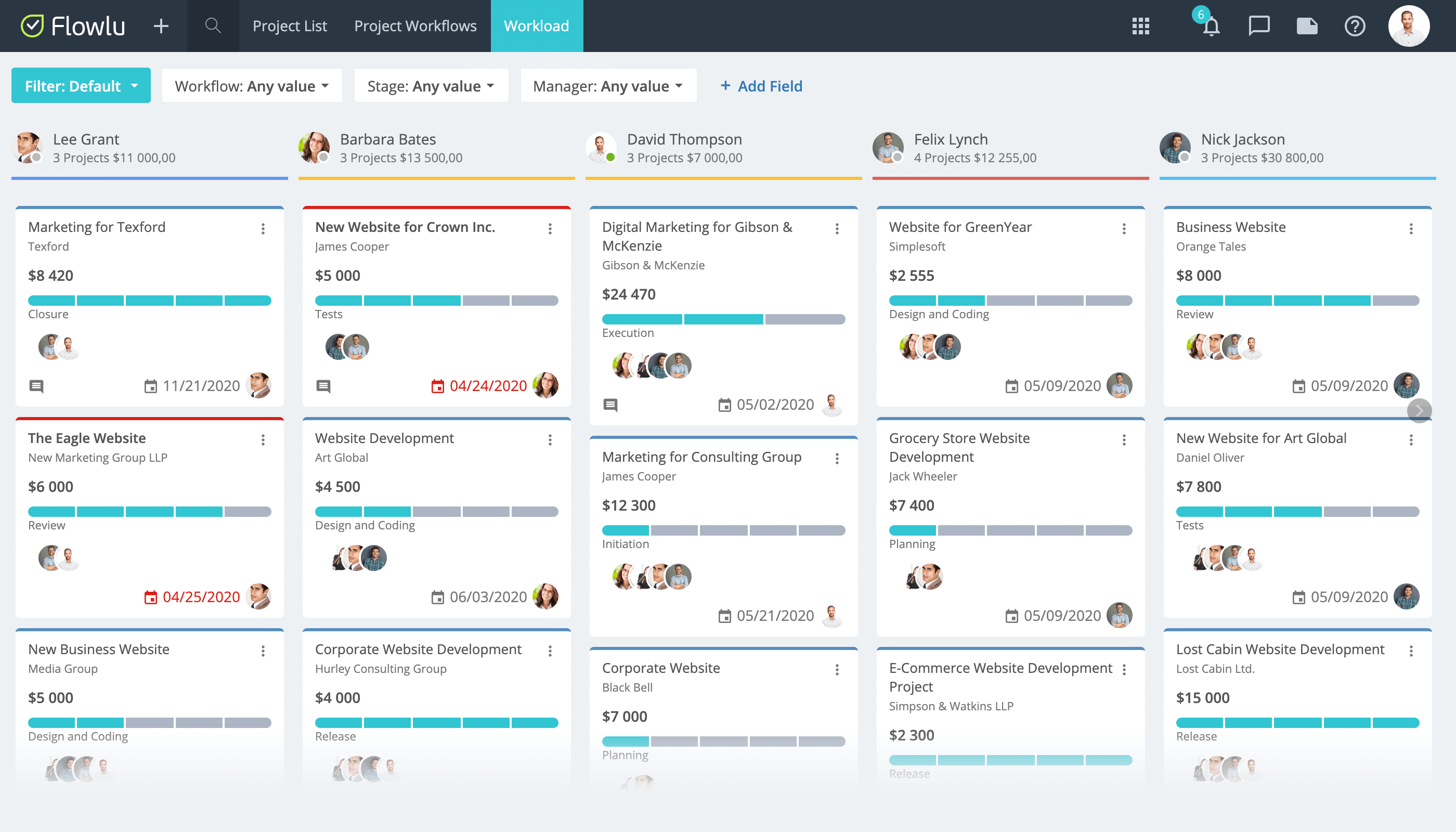 Flowlu: Project Management Software With Client Portal