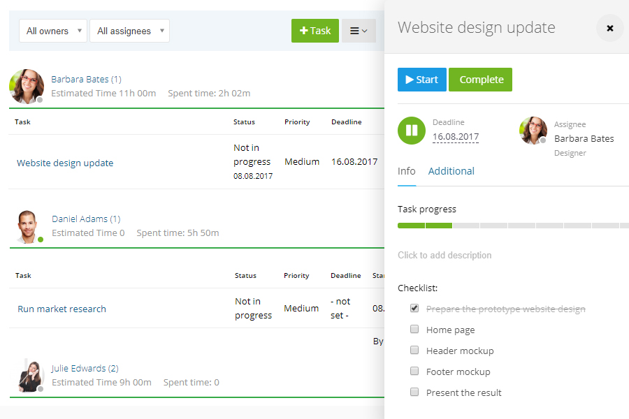 Flowlu: Free Intranet Portal